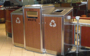 Recycling Bins for Cafeterias, Lunchroom & Breakrooms