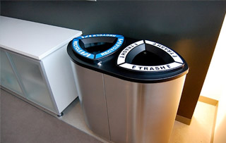 Dual Waste and Recycling Bins | Double Stream Bins