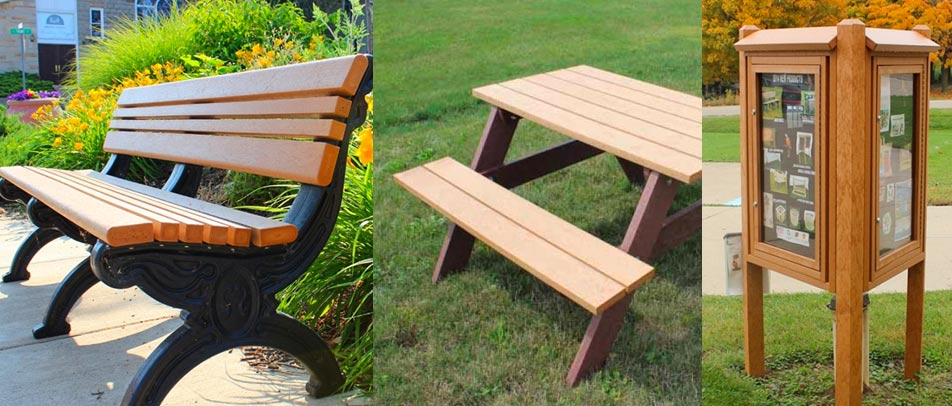 Outdoor Recycling Bins & Containers