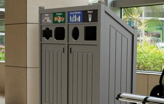 Recycling Stations for Building Entrances