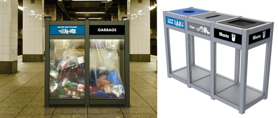 Recycling Containers & Stations | Trash Cans | Commercial Garbage Bins