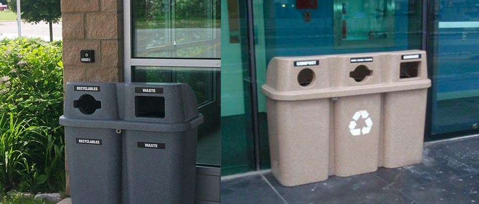 Recycling Containers & Stations | Trash Cans | Commercial Garbage Bins
