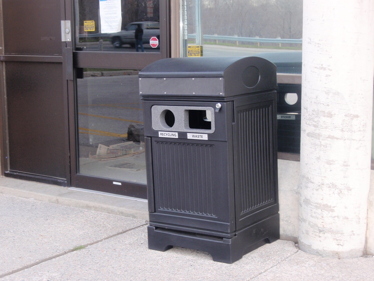 Phoenix 48 Gallon Double Trash and Recycling Bin