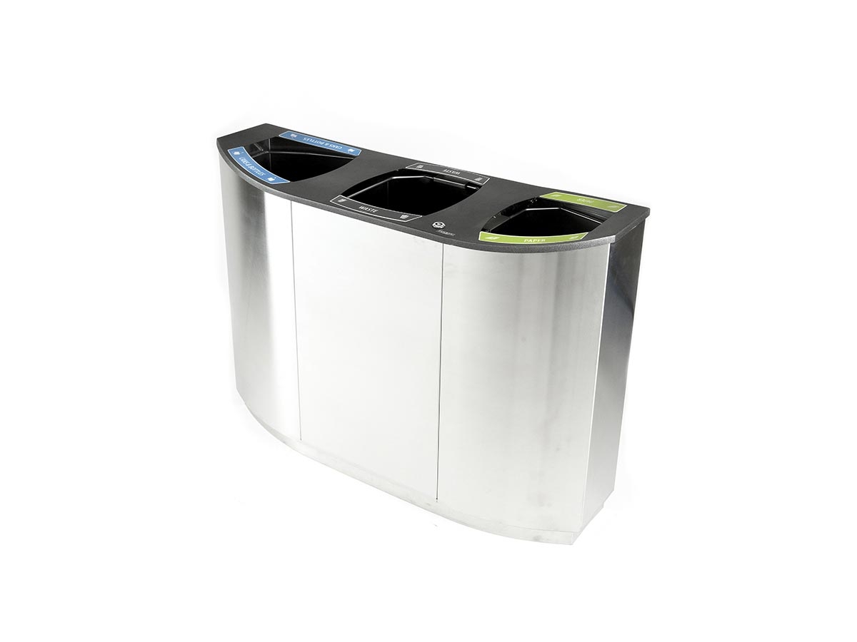 Wave Stainless Steel Triple