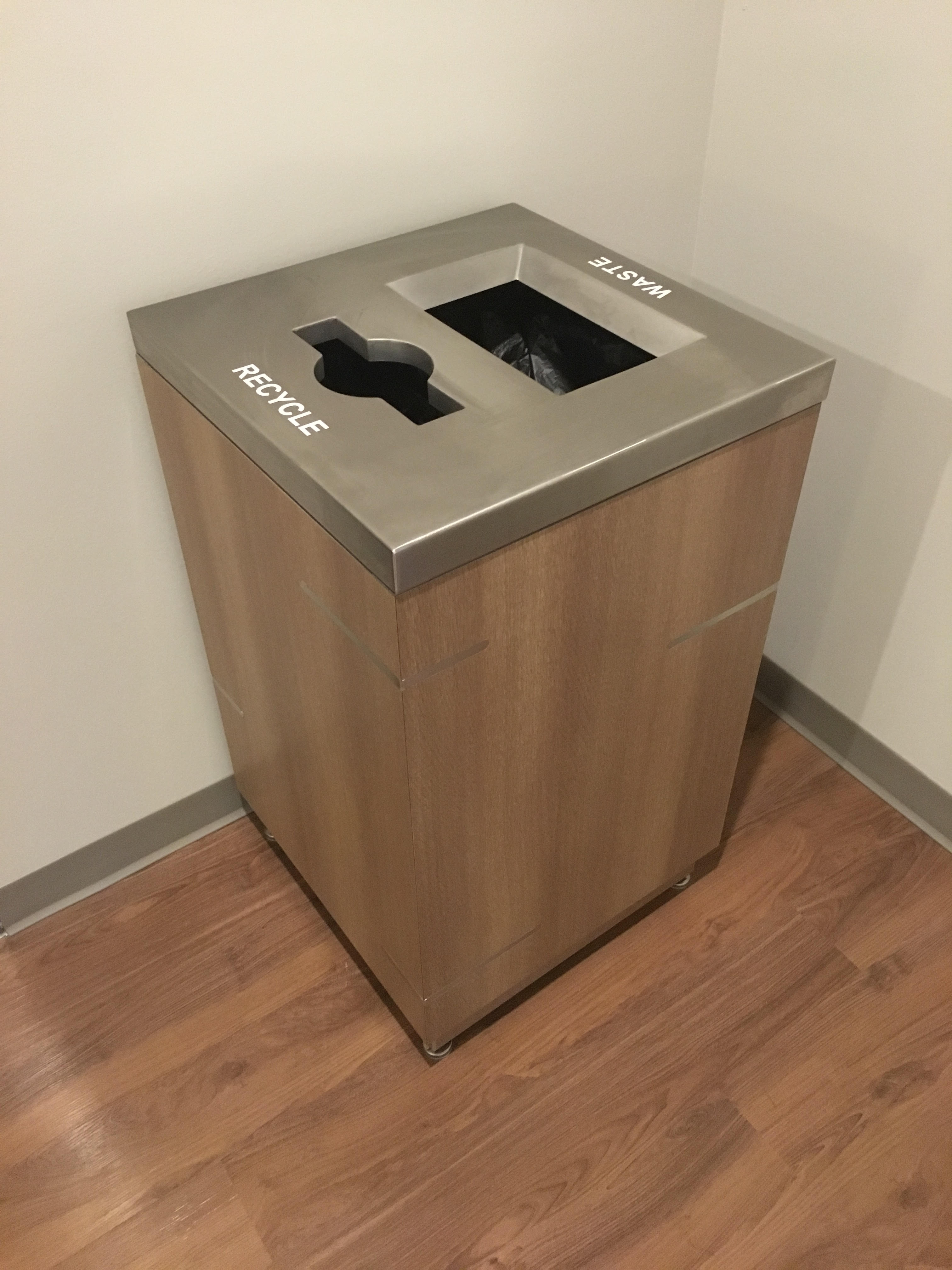 Aurora Double Stream Recycle Bin | Waste Wise Products