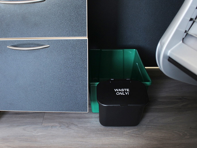 Desk Side Recycling Bin | 3 Gallon Recycling Bin