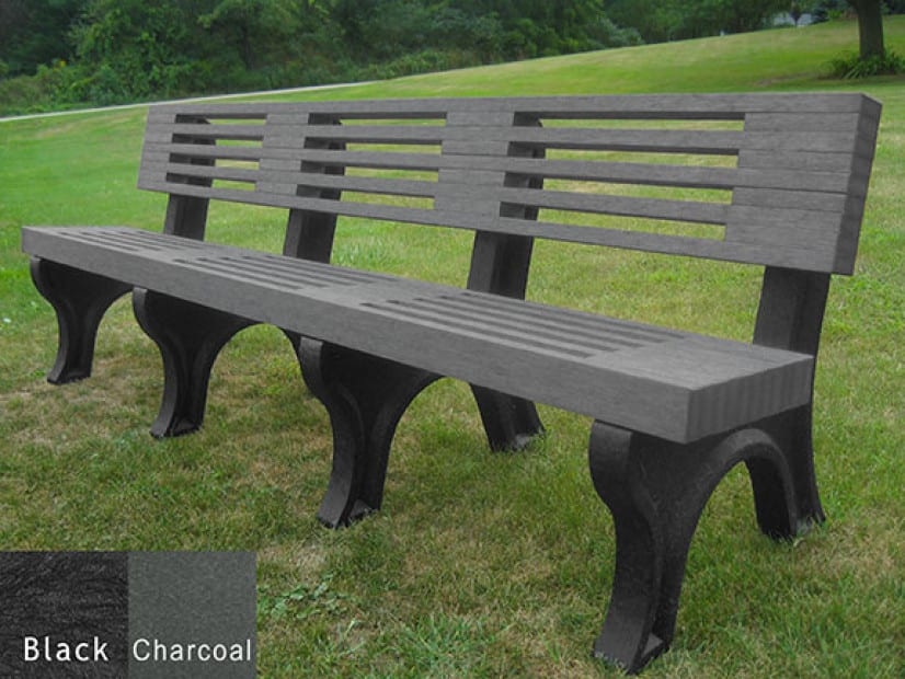 Elite 8 Foot Backed Bench