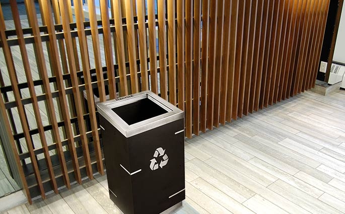 Aurora Single Stream Recycle Bin | Waste Wise Products