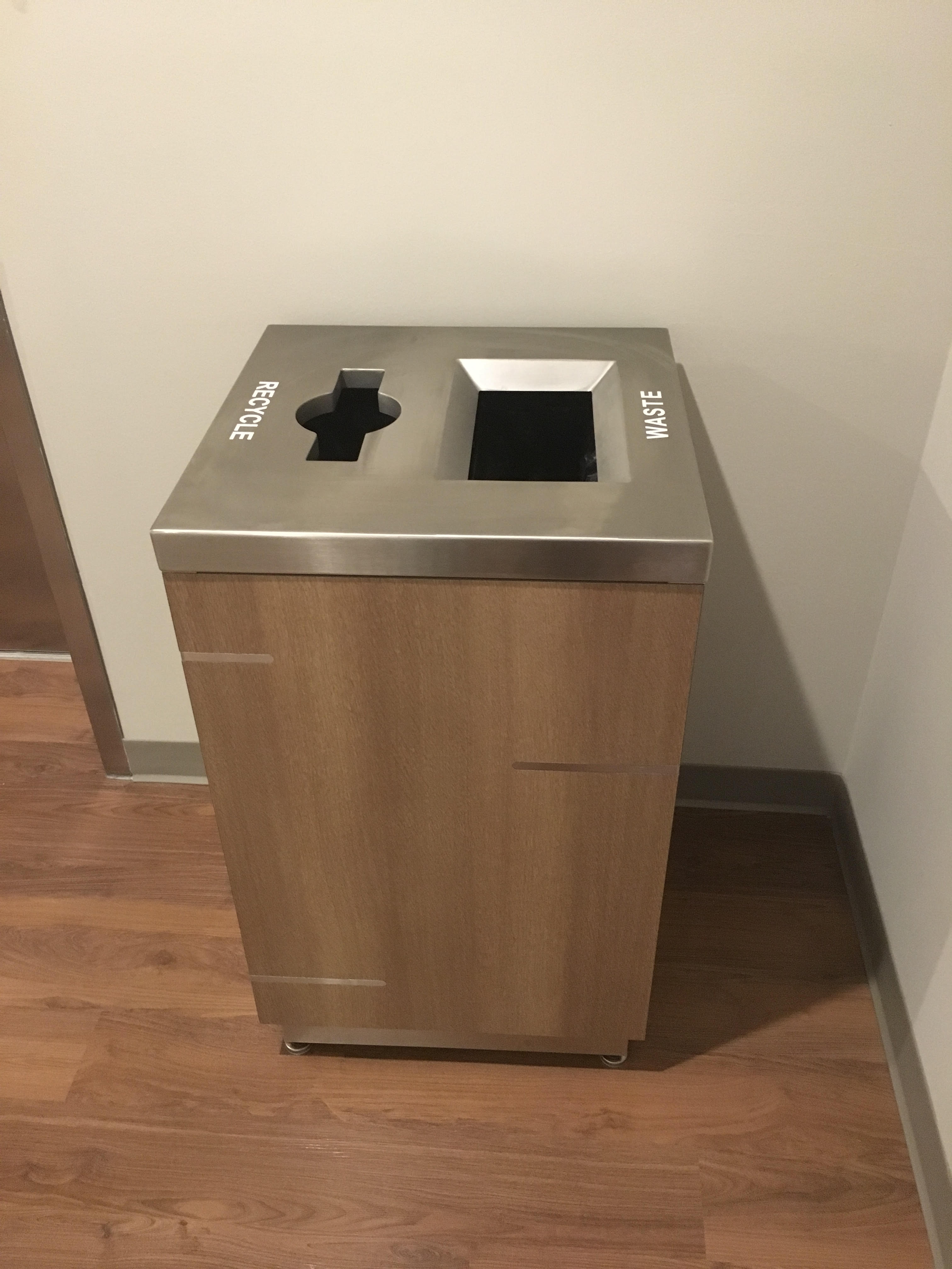 Aurora Double Stream Recycle Bin | Waste Wise Products